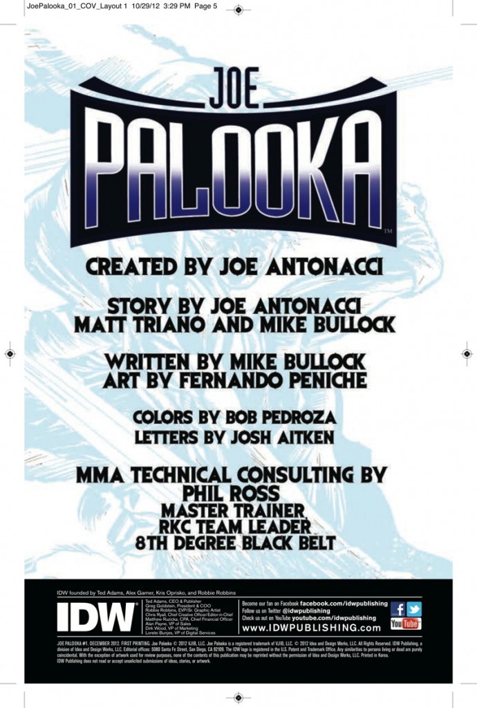 HYPE AND PREVIEW: Joe Palooka #1