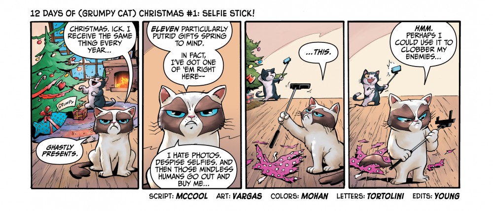 Happy Holidaze: 12 Days of Grumpy Cat Christmas Comics