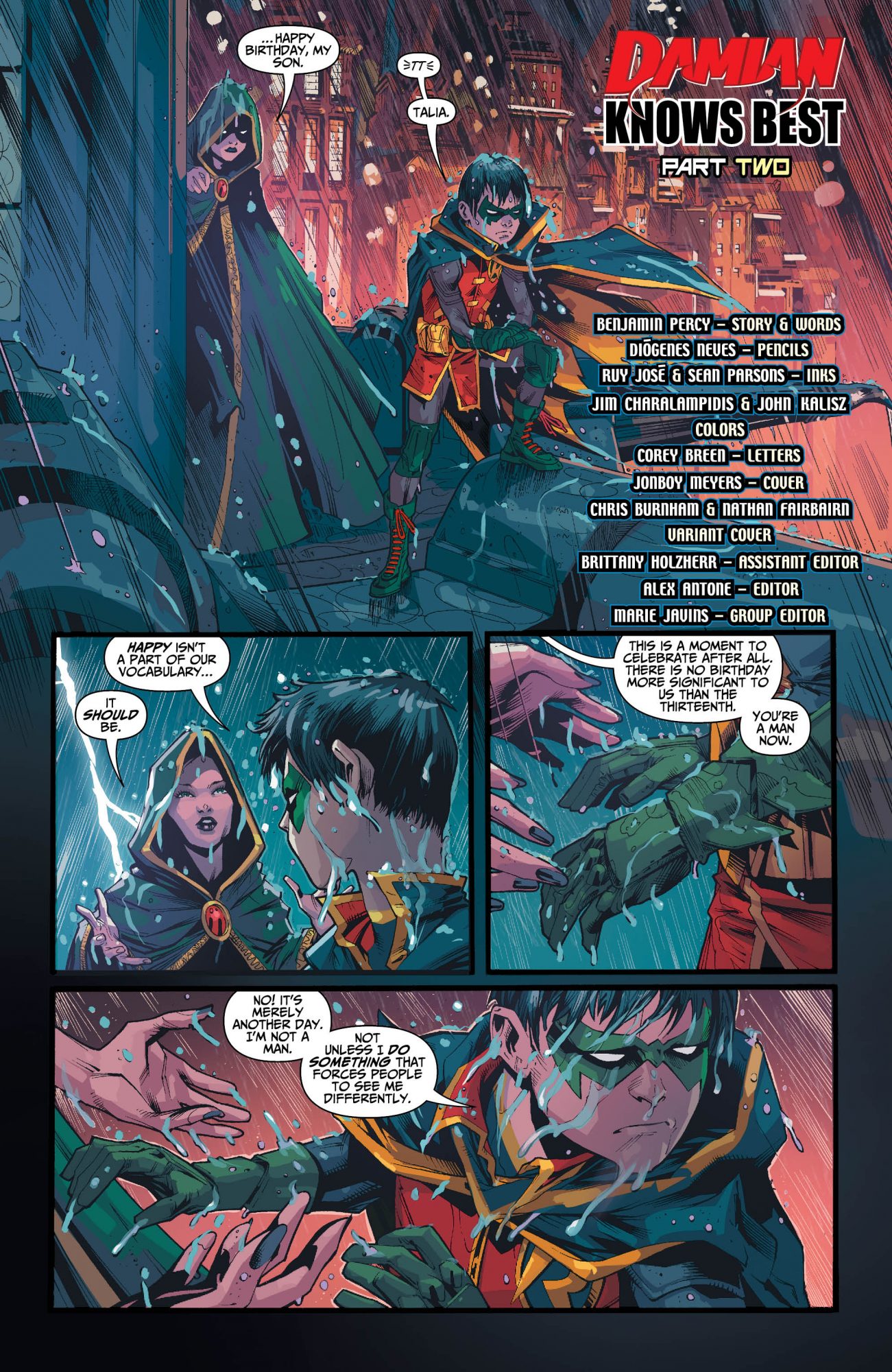 EXCLUSIVE PREVIEW: Damian Stands at a Crossroads in TEEN TITANS #2