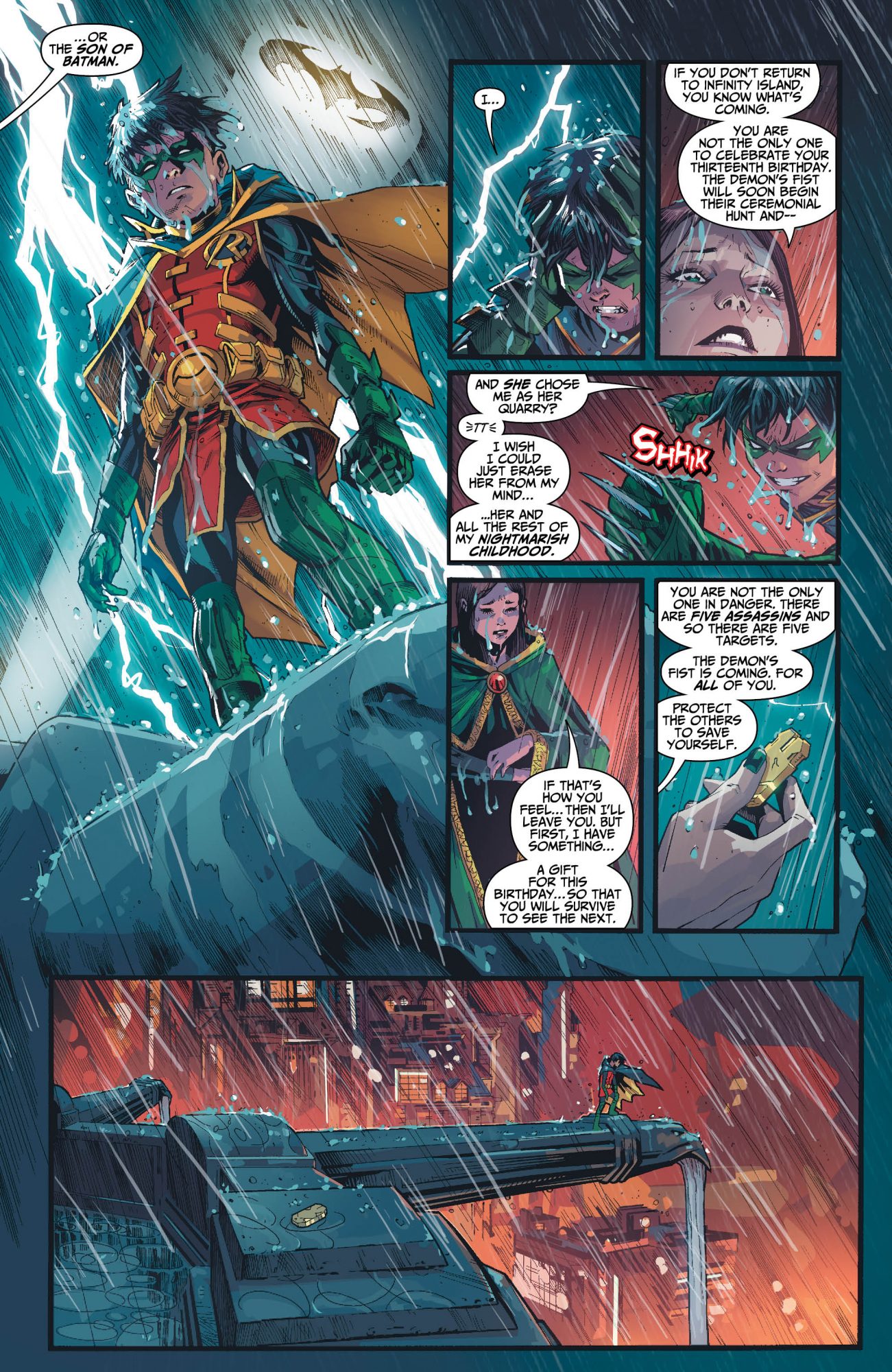 EXCLUSIVE PREVIEW: Damian Stands at a Crossroads in TEEN TITANS #2