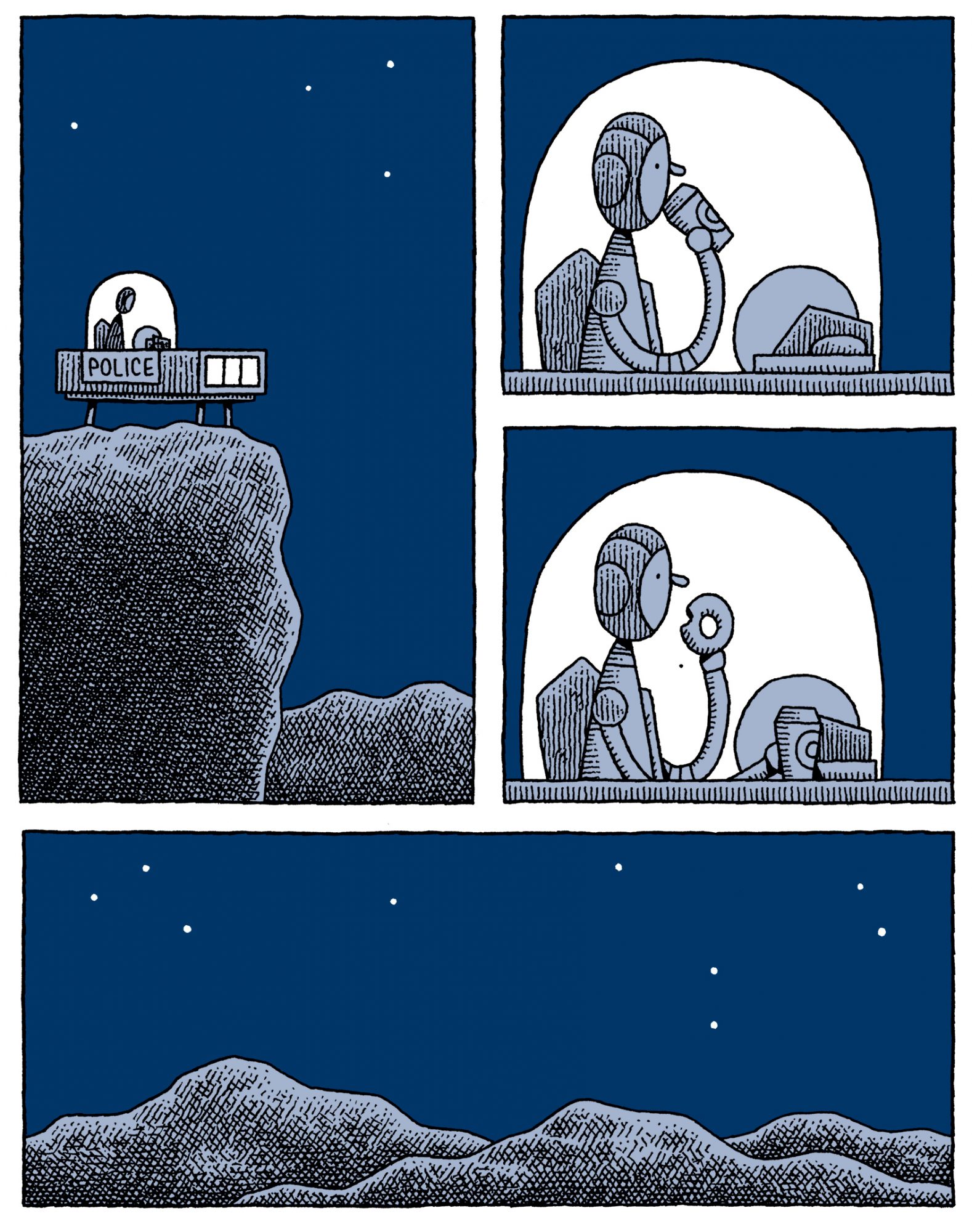 INTERVIEW: Tom Gauld Discusses Nostalgia and Sci Fi in MOONCOP