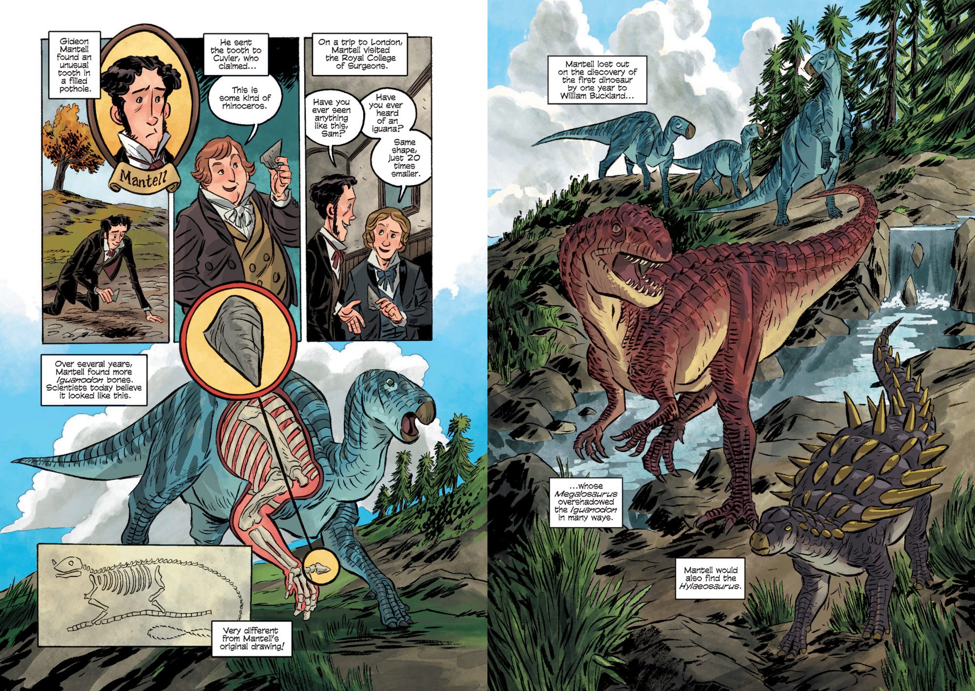 Eisner Watch 2017: SCIENCE COMICS: DINOSAURS is about how both animals ...