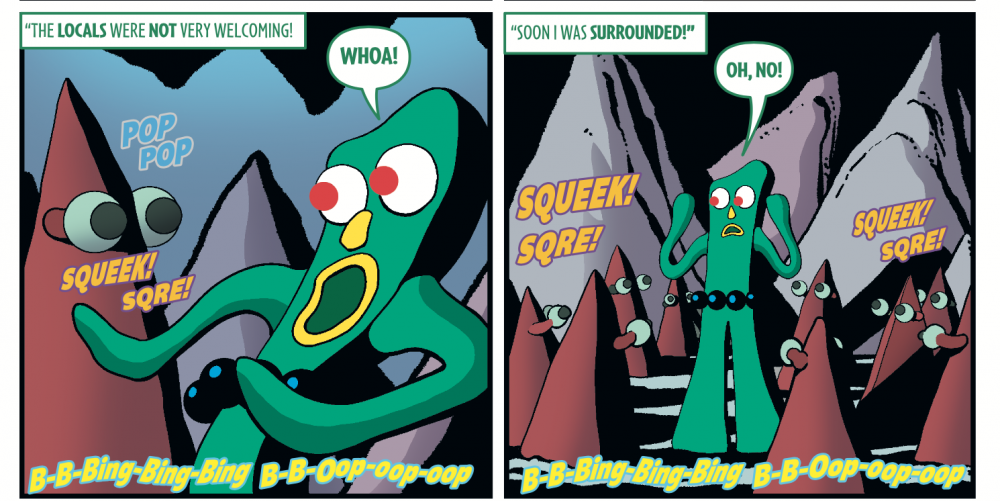 Review: GUMBY #1 Fits the Mold for All-Ages Comics Adventures!