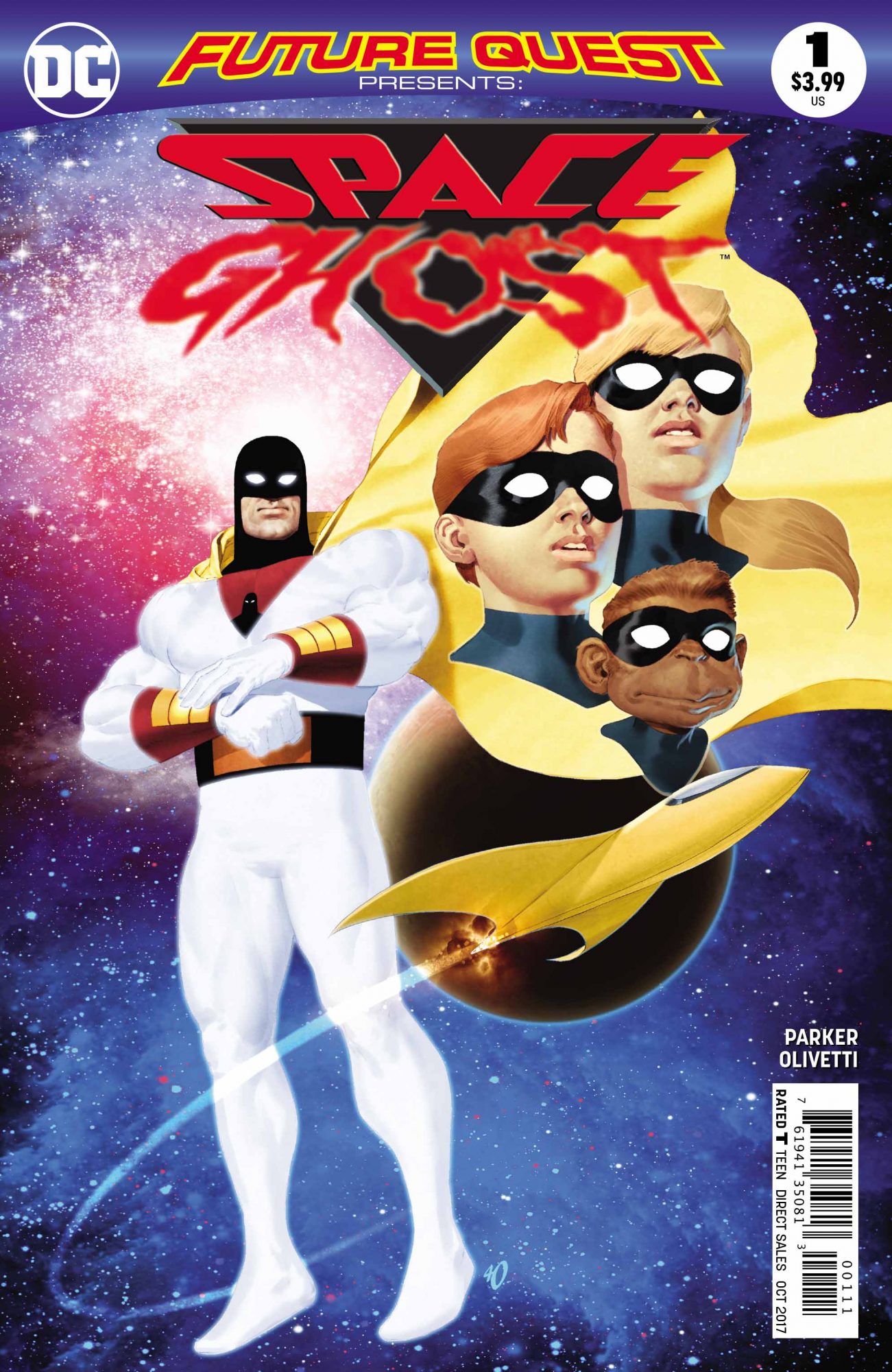 EXCLUSIVE PREVIEW: the Space Ghost returns in FUTURE QUEST PRESENTS #1