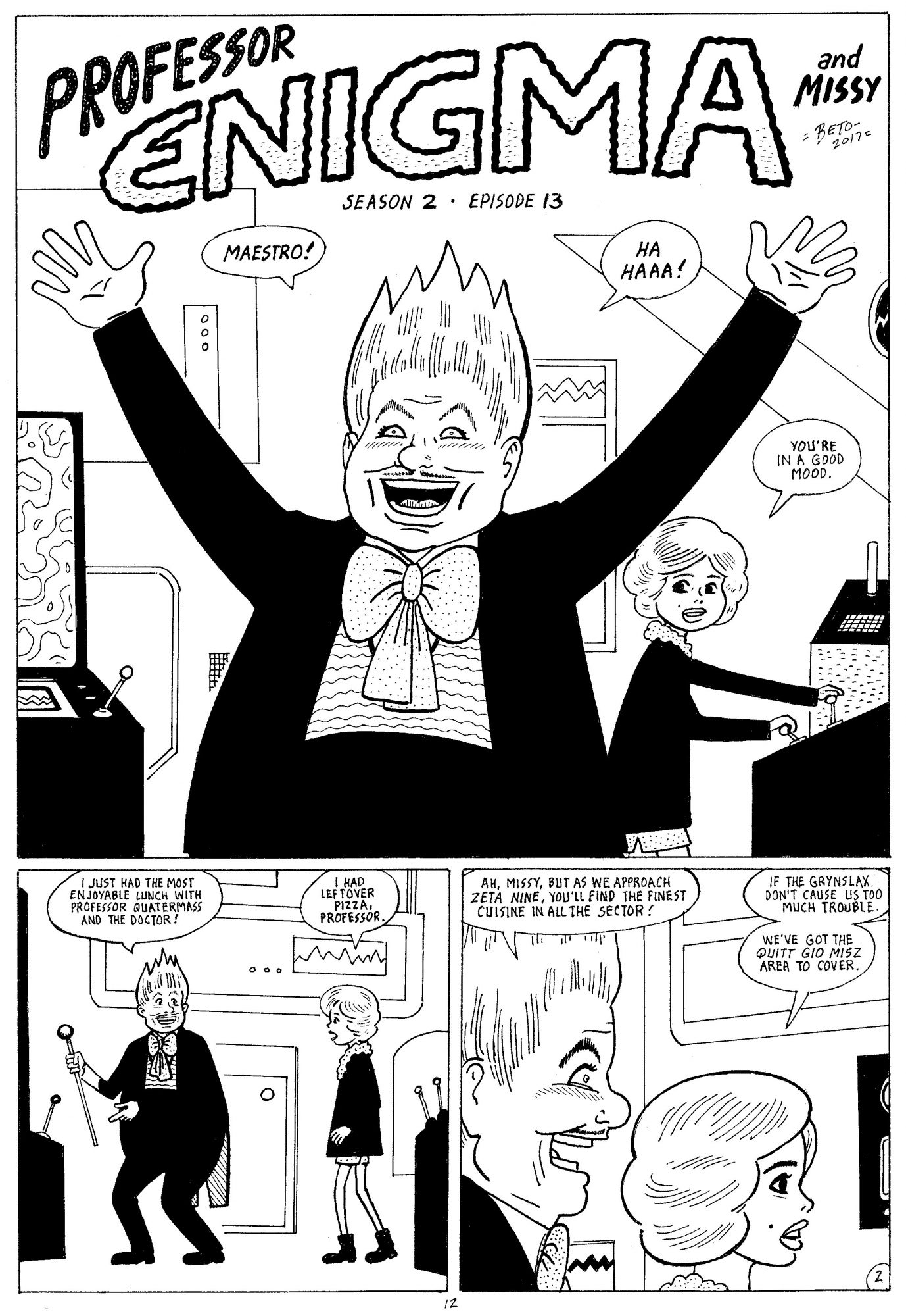 EXCLUSIVE PREVIEW: Professor Enigma's adventures continue in LOVE AND ...