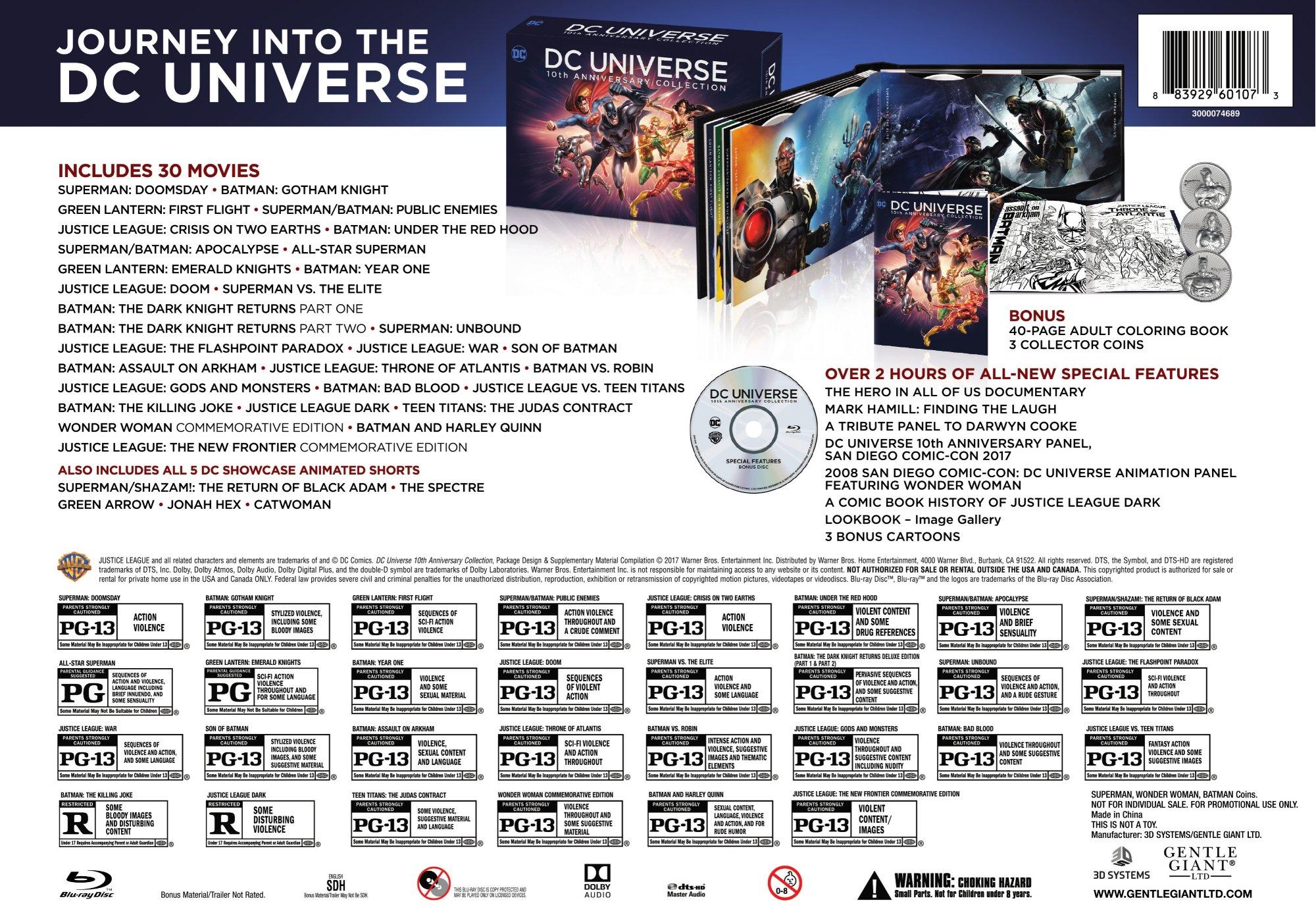 NYCC ’17: DC Universe Original Movies 10th Anniversary