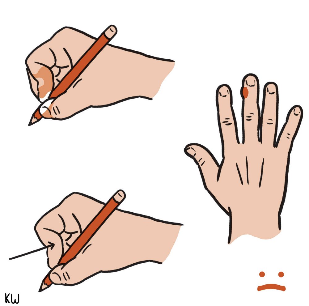 GET A GRIP!: 5 Things You Can Do To Reduce Drawing Pain
