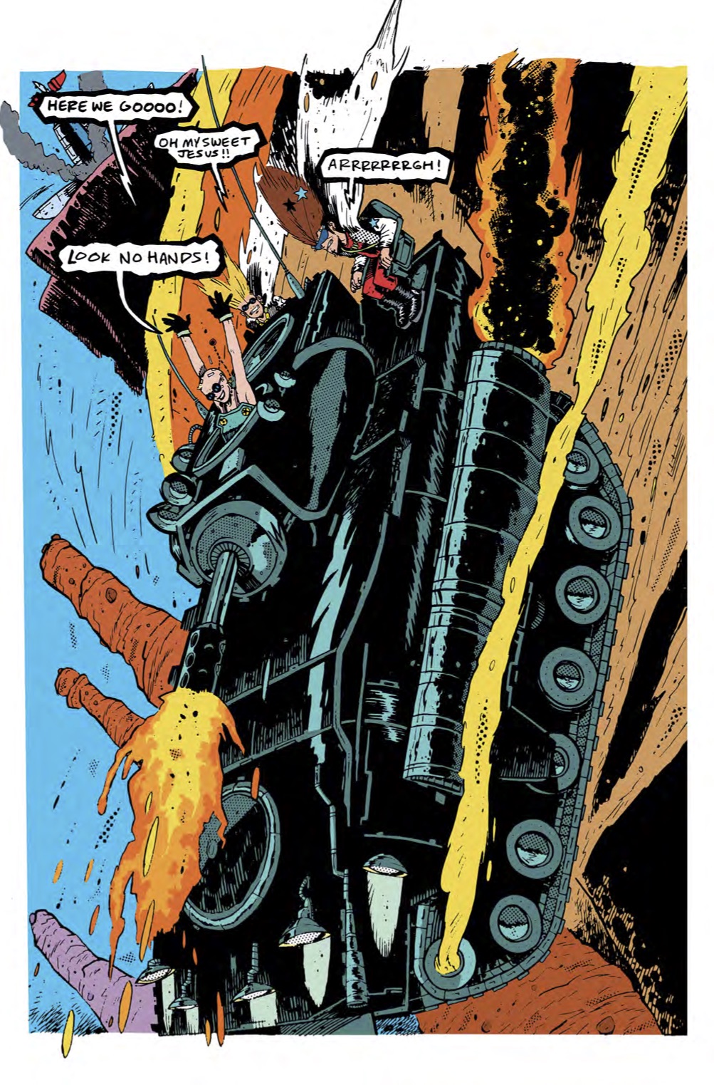 Classic Tank Girl Comics Go Full Color Today