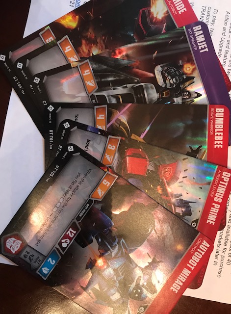 Roll Out! Unboxing the New Transformers Trading Card Game