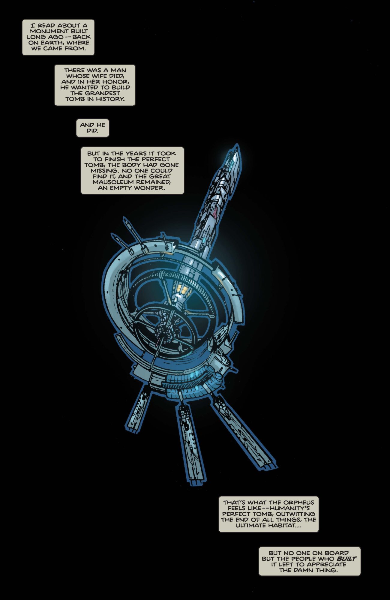 INFINITE DARK #1 reminds us of what really matters when we're gone