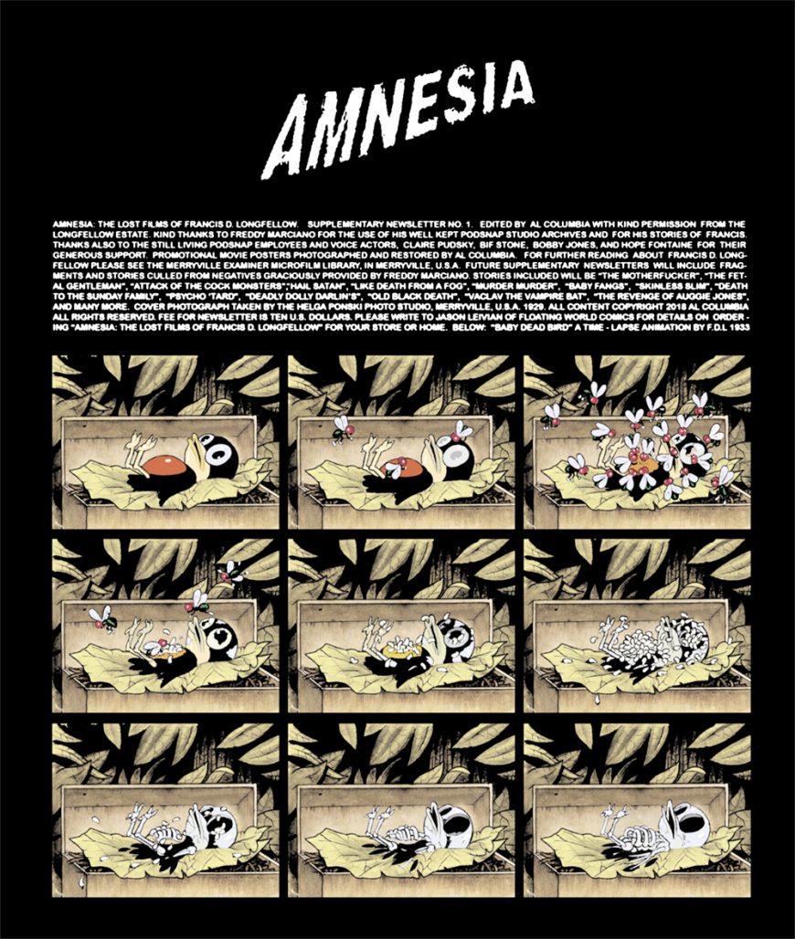 Al Columbia has a new comic and it's, predictably, weird