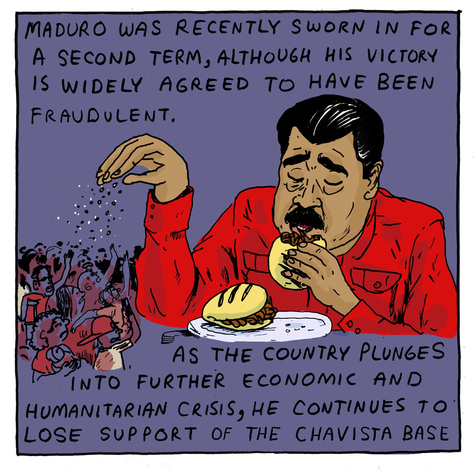 A Year of Free Comics: Updates on Venezuela by Mike Centeno