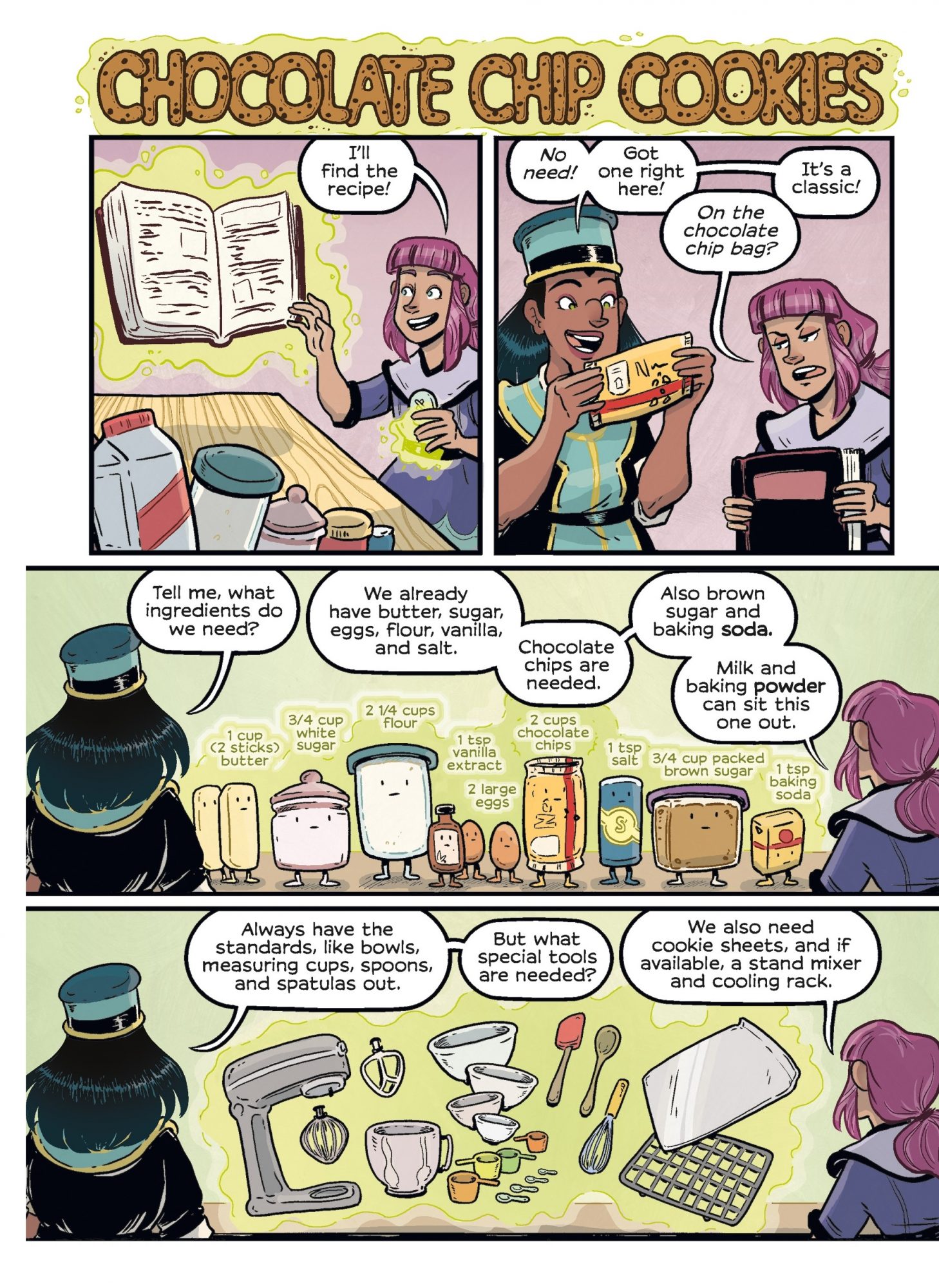 We Baked these Cookies from MAKER COMICS: BAKE LIKE A PRO! and they ...