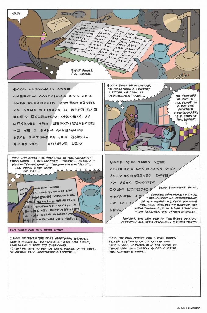 IDW Announces Dash Shaw CLUE: CANDLESTICK Mini-Series