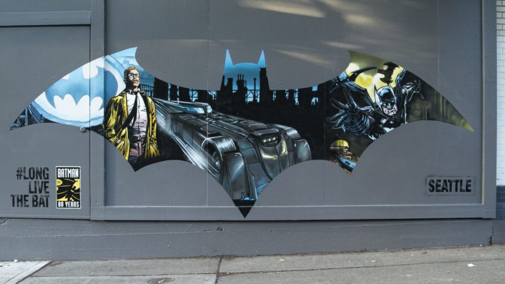 Local artists celebrate the Dark Knight's 80th with Batman murals