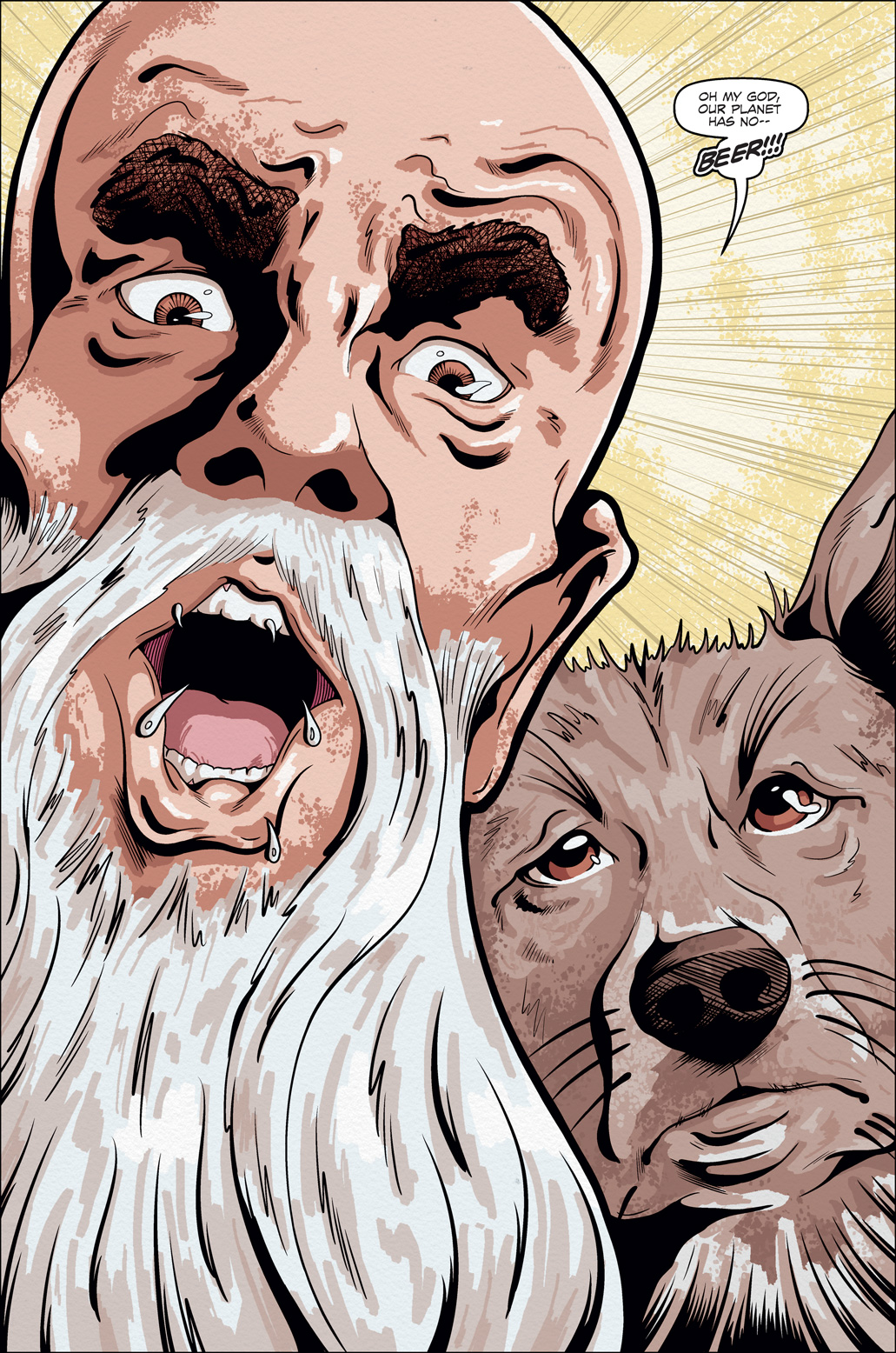 A Year of Free Comics: The light comedy of THE PLANET WITH NO BEER from ...