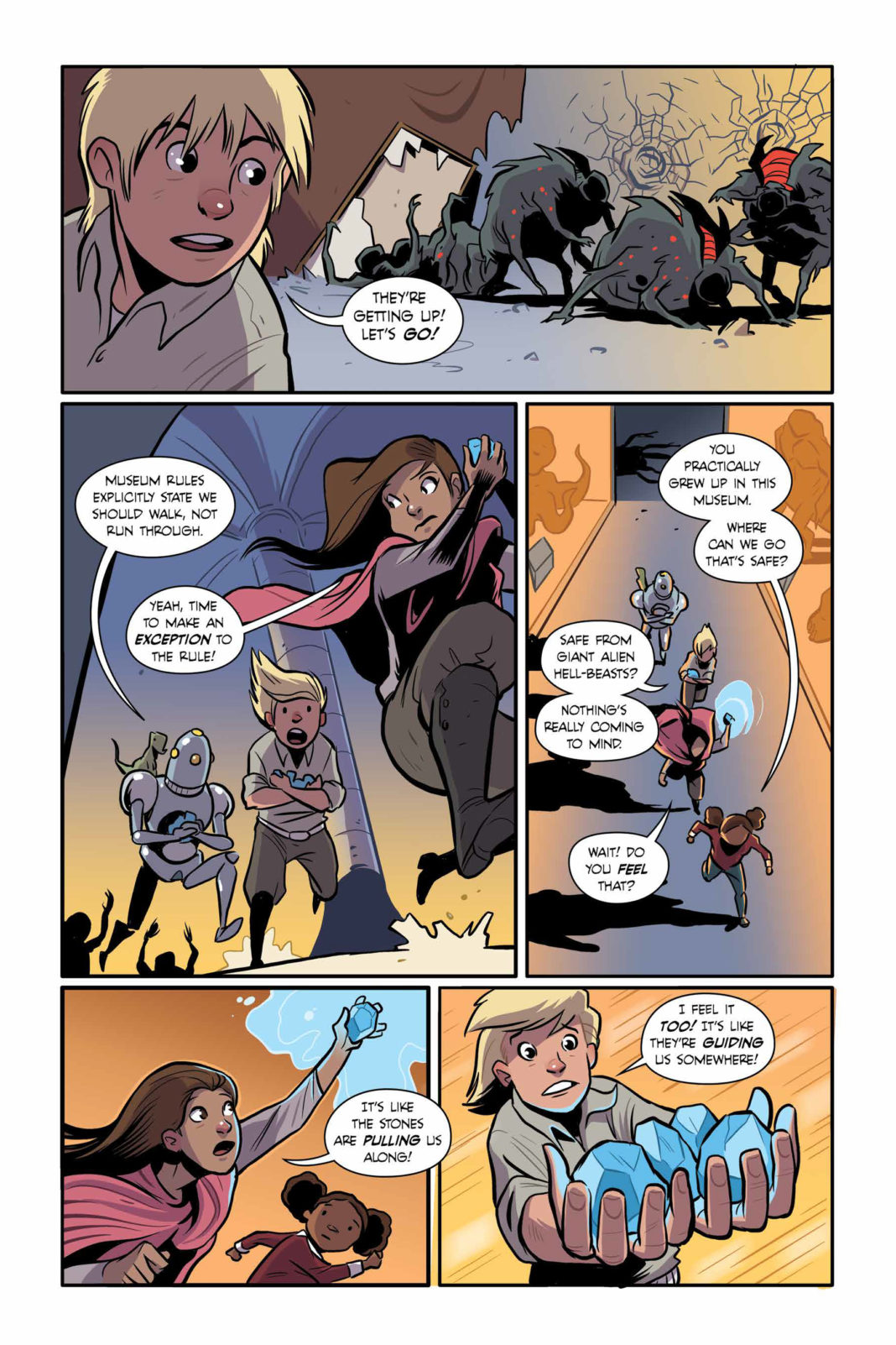 EXCLUSIVE PREVIEW: A romp at the museum in ALIEN BONES