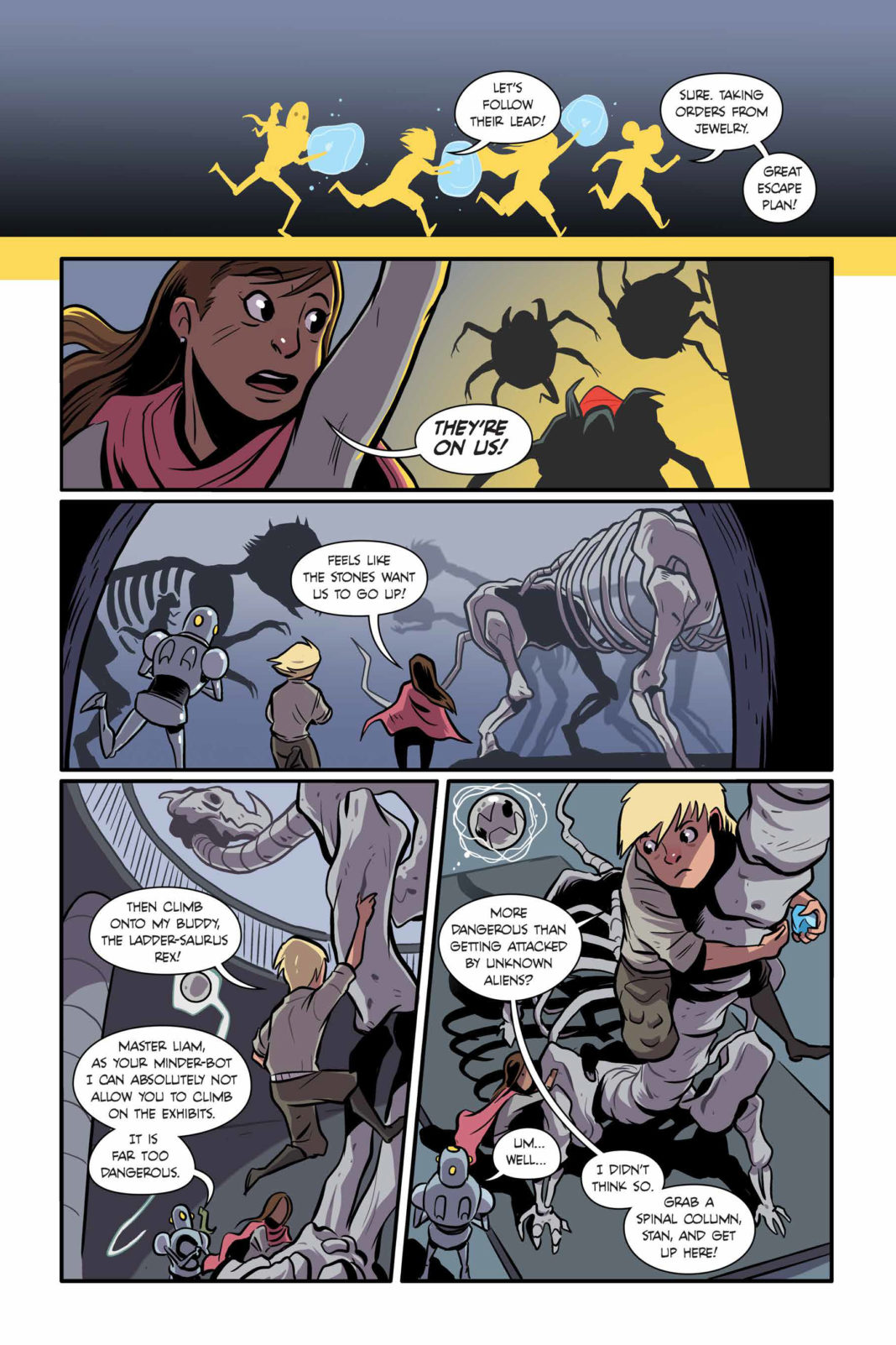 EXCLUSIVE PREVIEW: A romp at the museum in ALIEN BONES