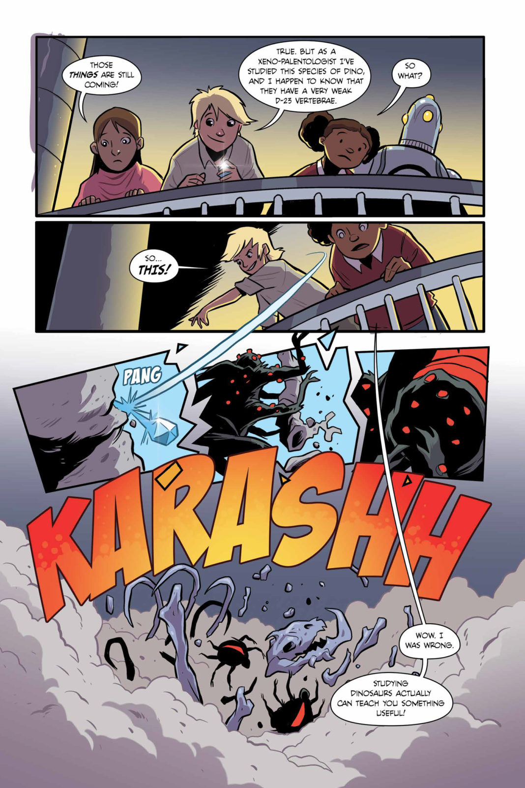 EXCLUSIVE PREVIEW: A romp at the museum in ALIEN BONES