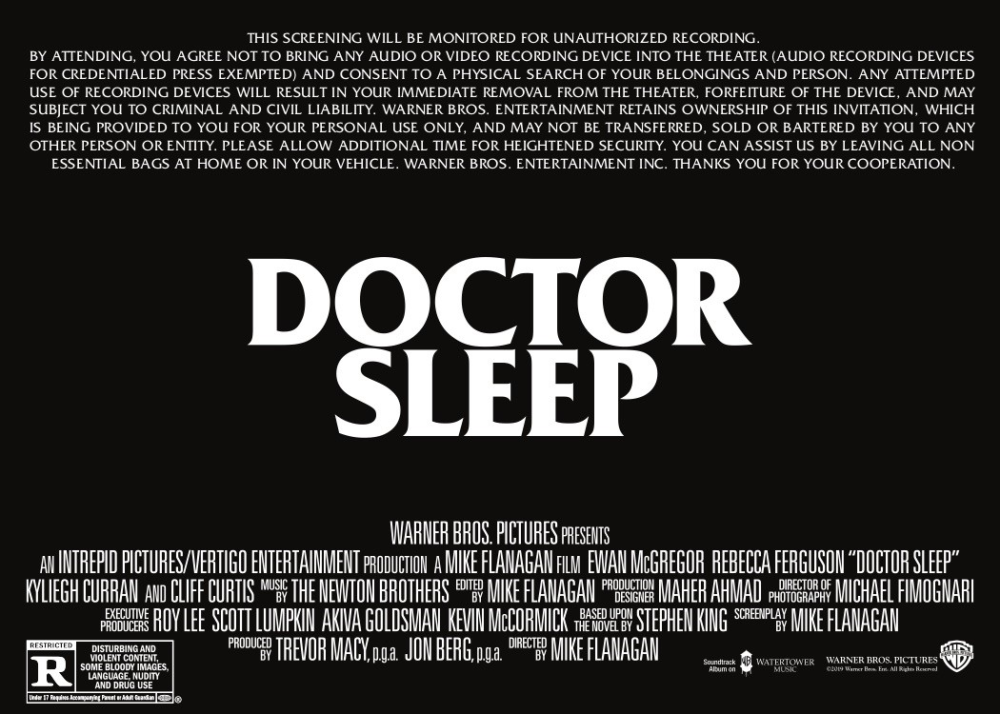WIN 2 tickets to the L.A. premiere of STEPHEN KING'S DOCTOR SLEEP