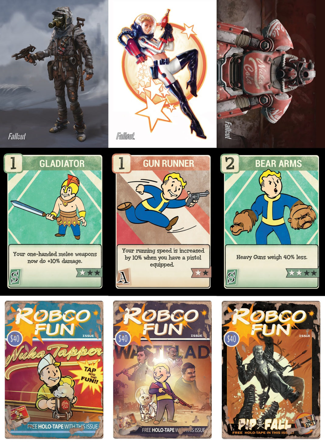 Dynamite launches a Kickstarter for a FALLOUT Trading Card Collector's Box