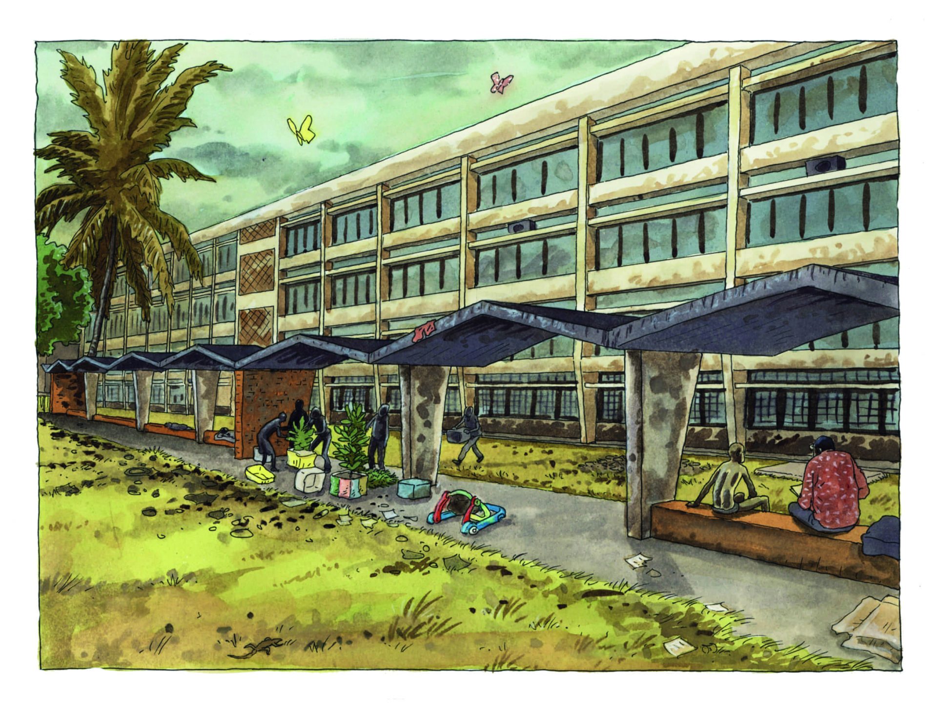 EXCLUSIVE PREVIEW: A HOUSE WITHOUT WINDOWS combines illustration & photos