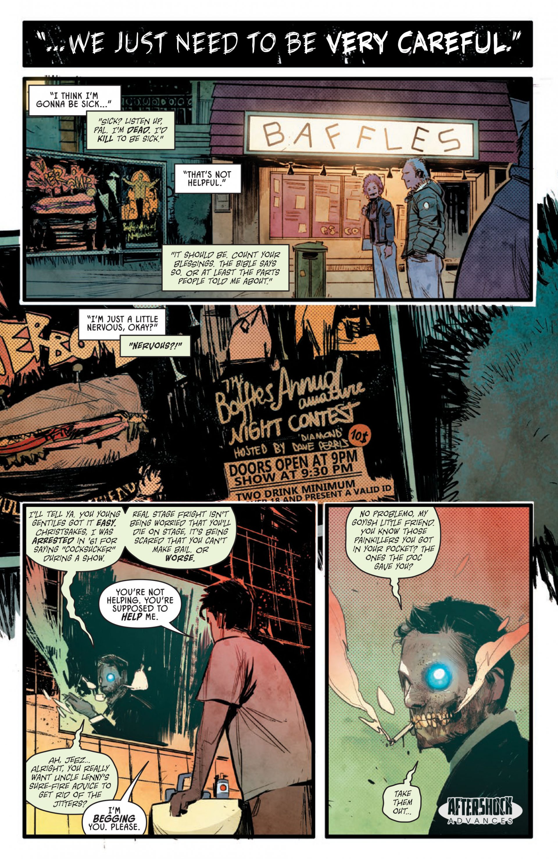 EXCLUSIVE PREVIEW: Knock 'Em Dead #4, undead but not unfunny