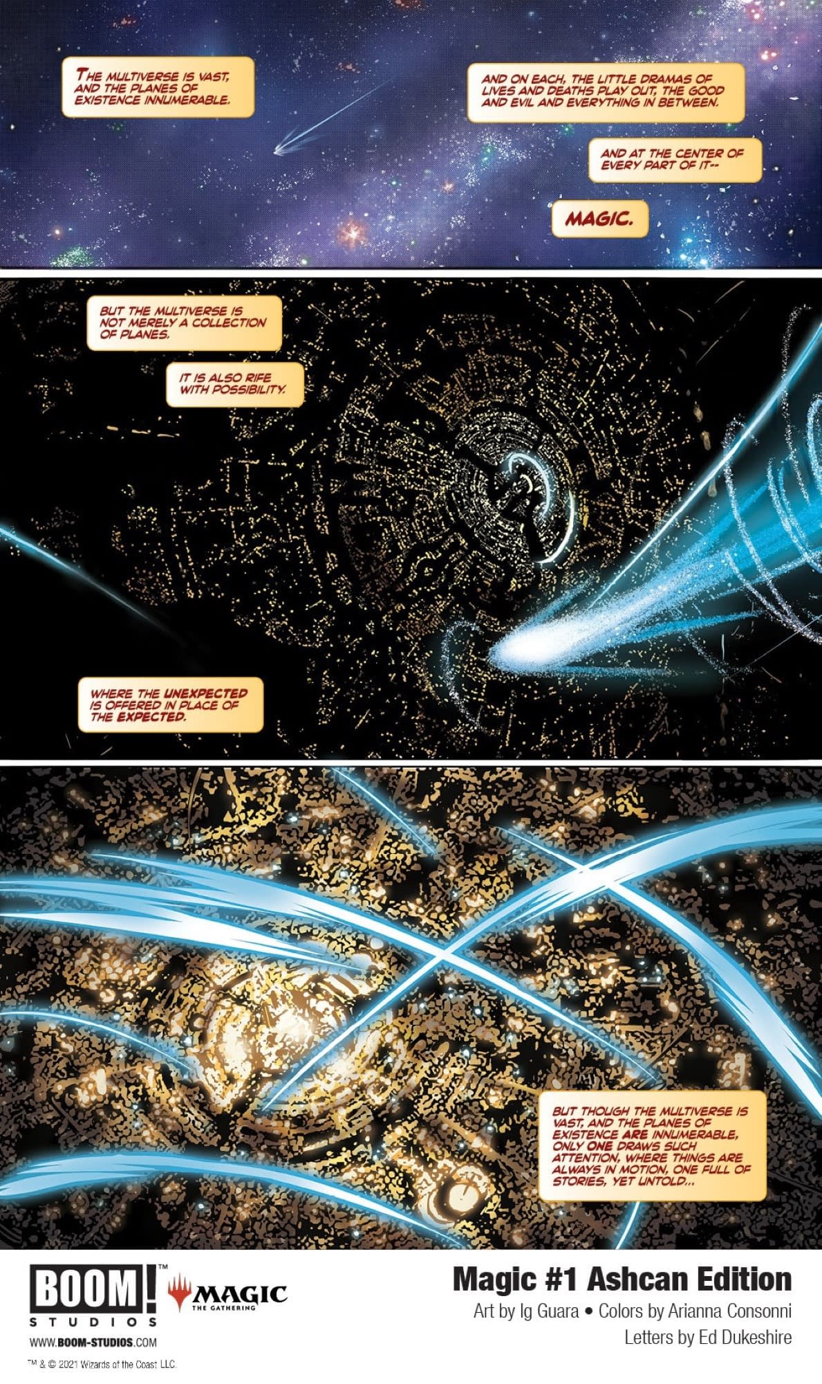 REVIEW: MAGIC #1 drops you in a vast universe and doesn’t look back