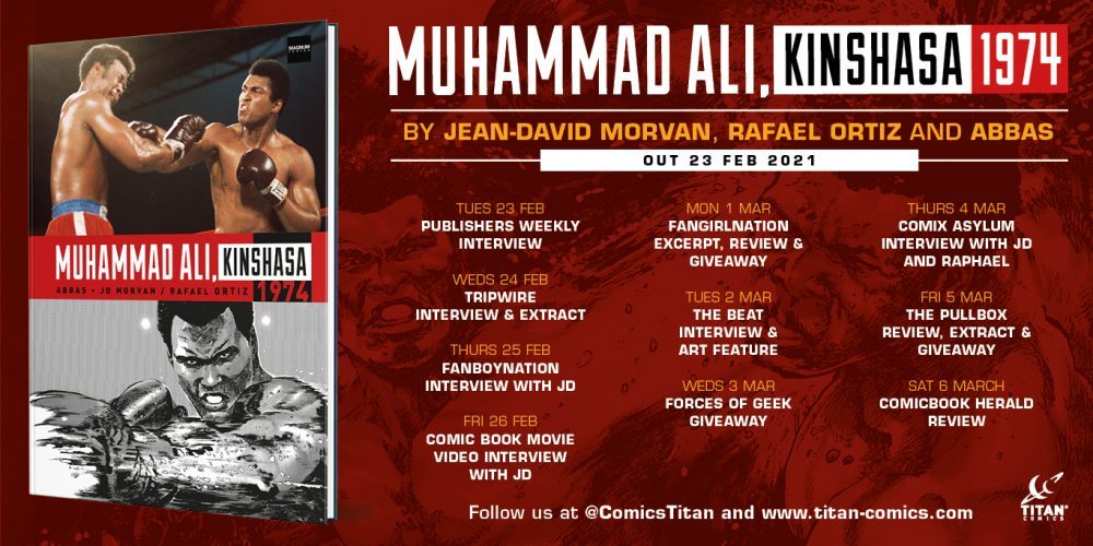 INTERVIEW: JD Morvan on 'Muhammad Ali: Kinshasa 1974'