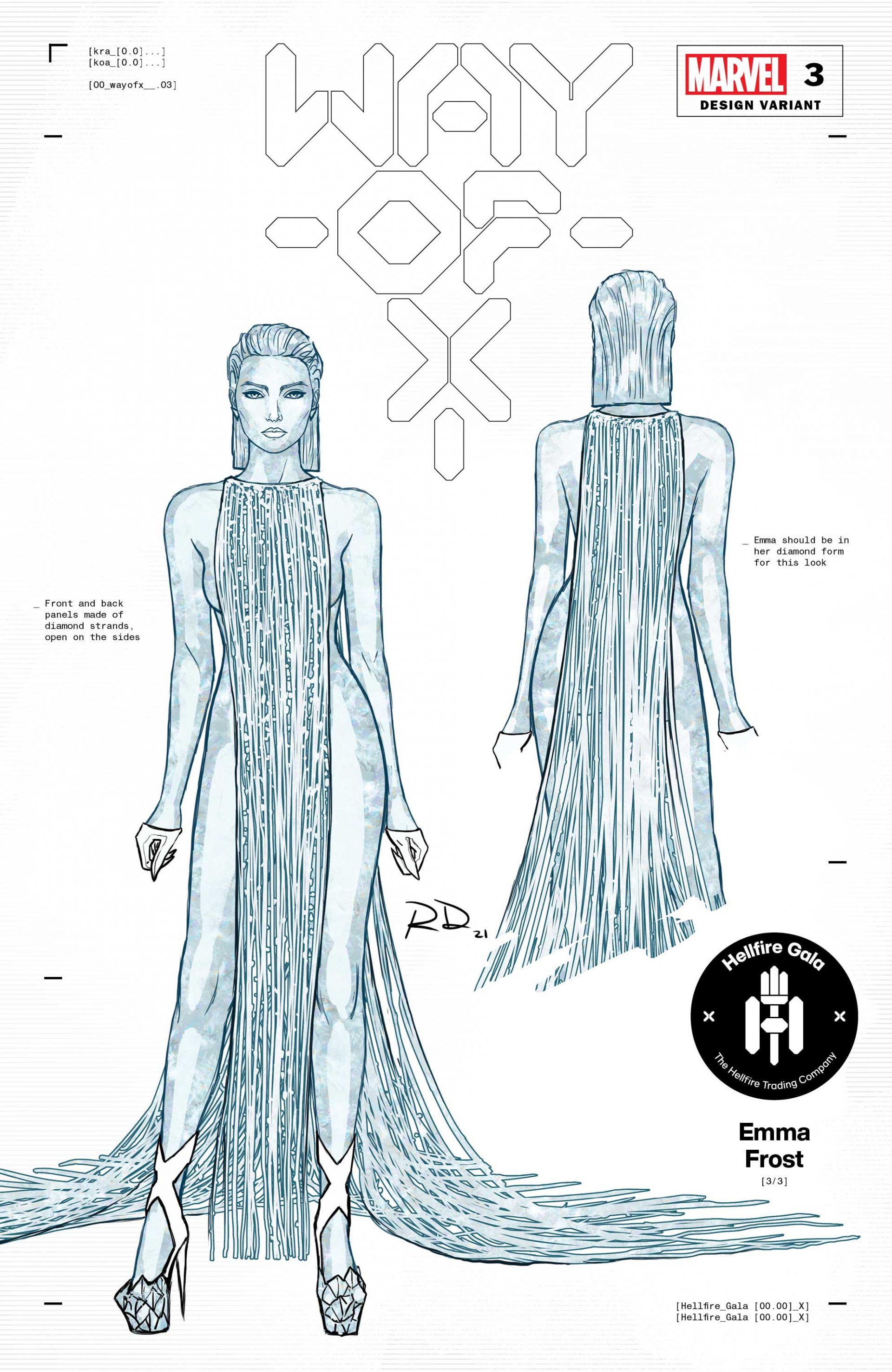 Marvel unveils Russell Dauterman's Hellfire Gala designs - The Beat
