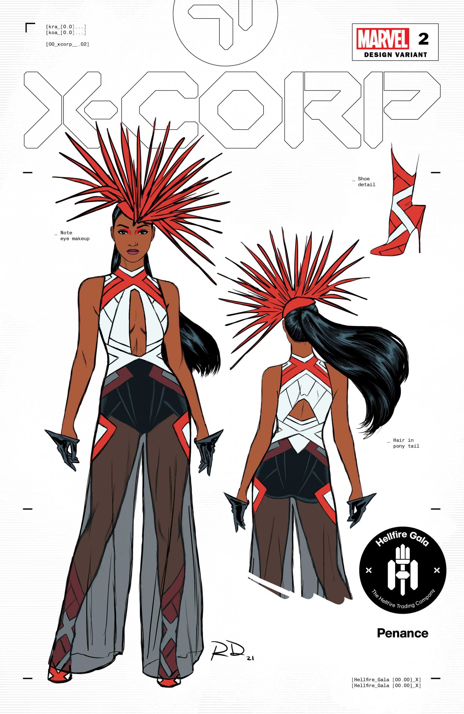 Marvel unveils Russell Dauterman's Hellfire Gala designs - The Beat
