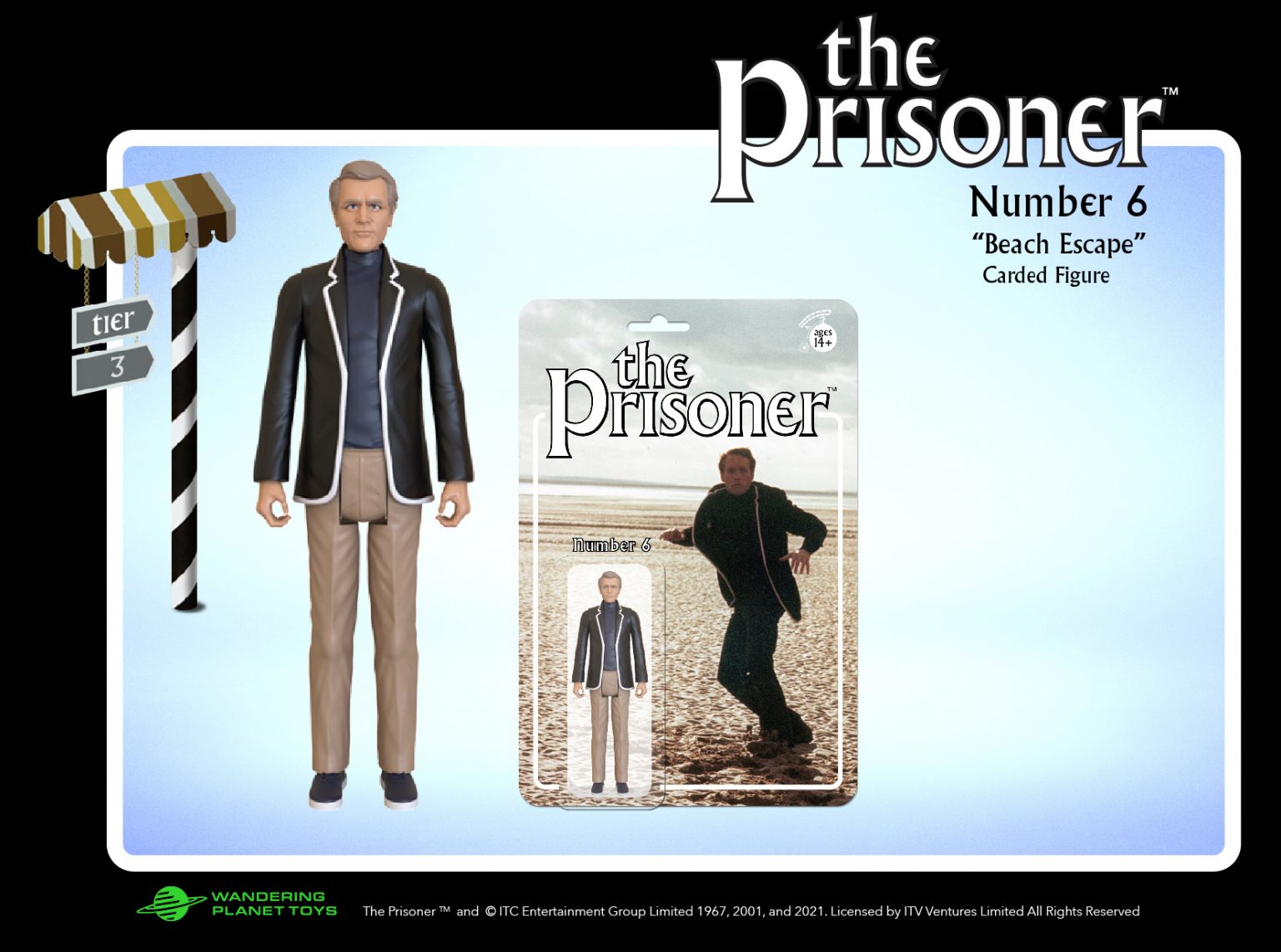 Orange Alert! THE PRISONER retro action figure Kickstarter campaign ...