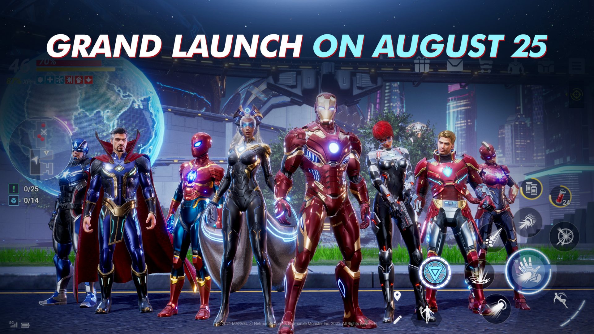 MARVEL: FUTURE REVOLUTION mobile game out now