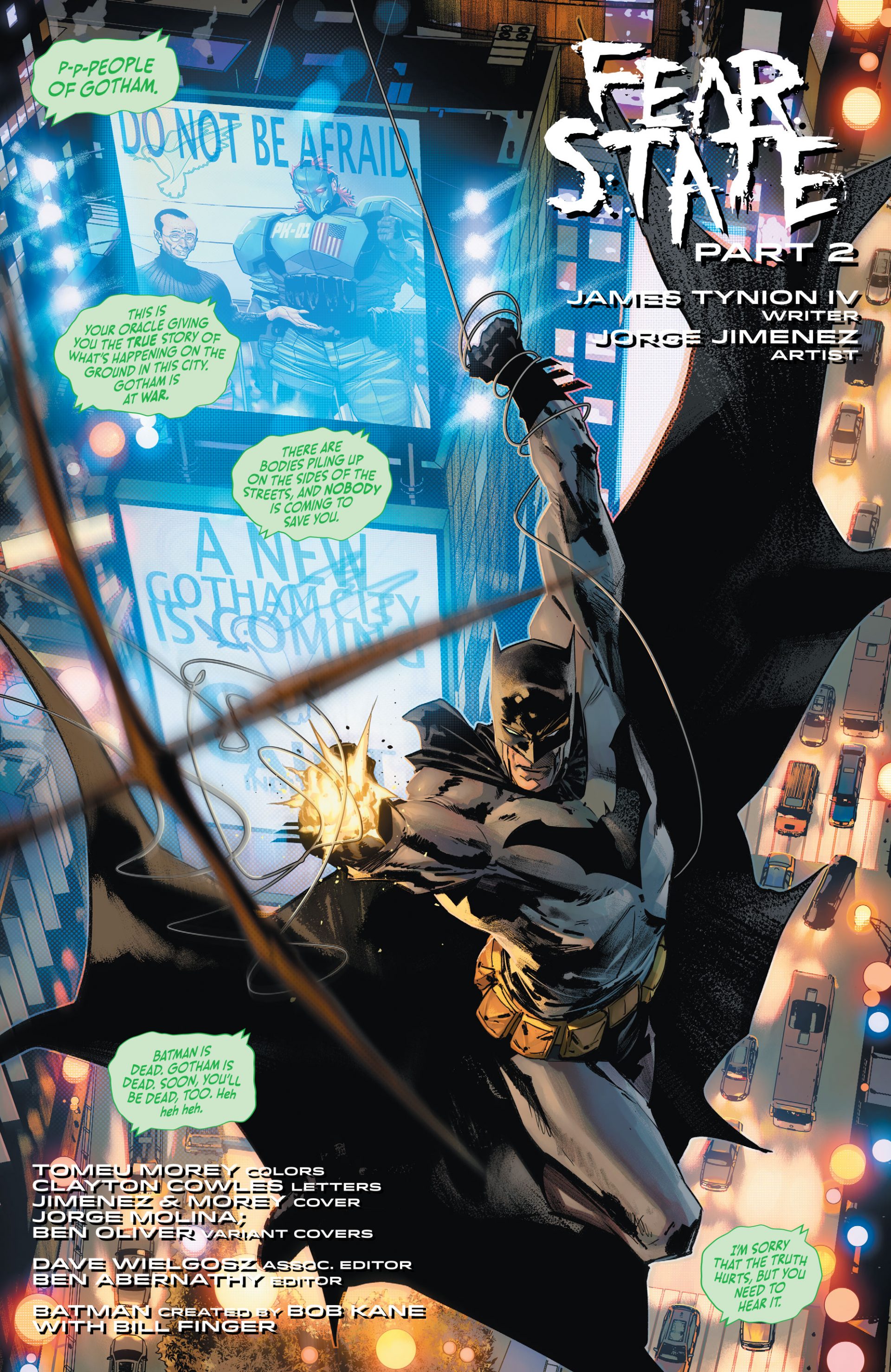 DC ROUND-UP: The state of BATMAN FEAR STATE and more