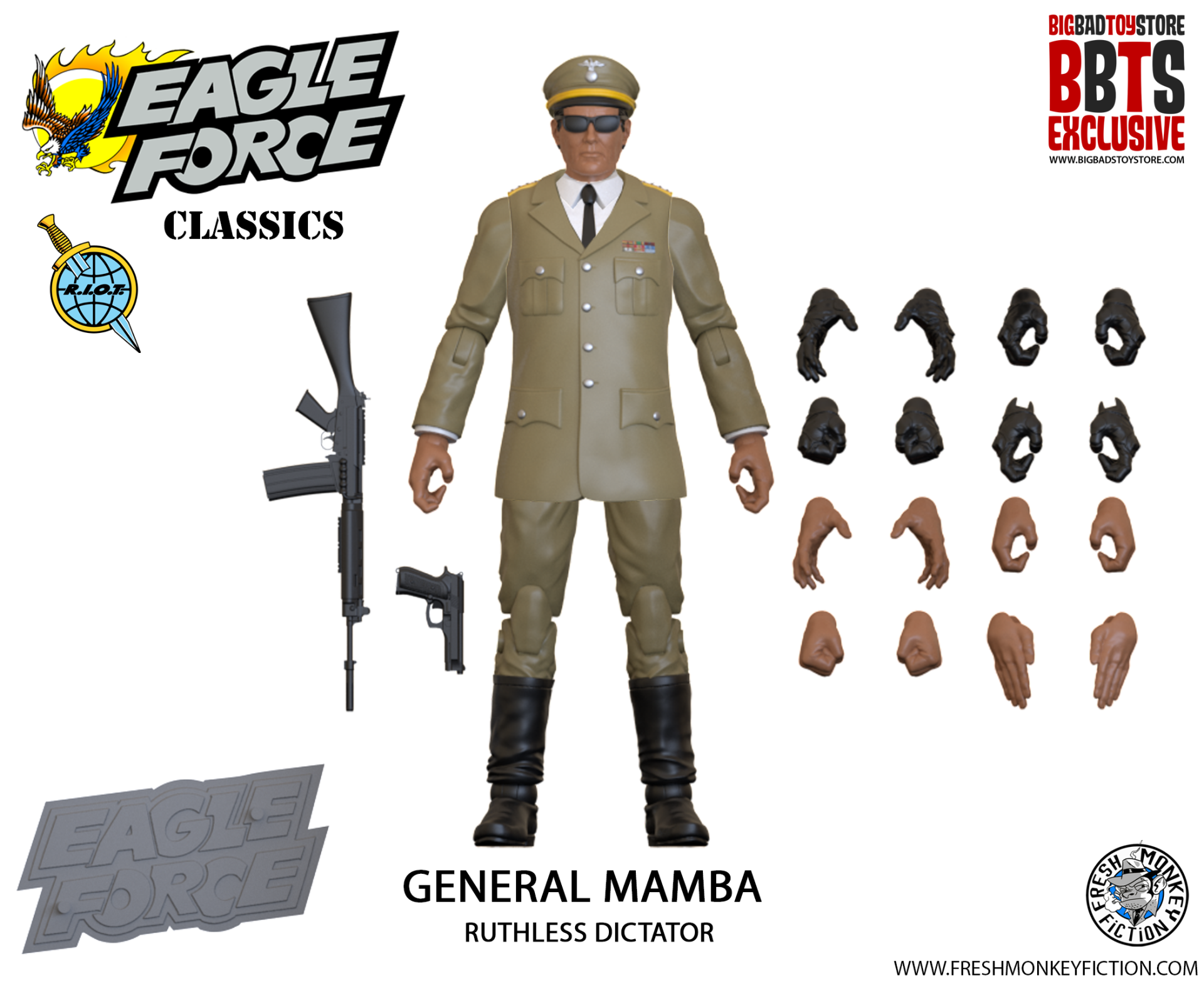EAGLE FORCE 40th Anniversary action figures from Fresh Monkey Fiction ...