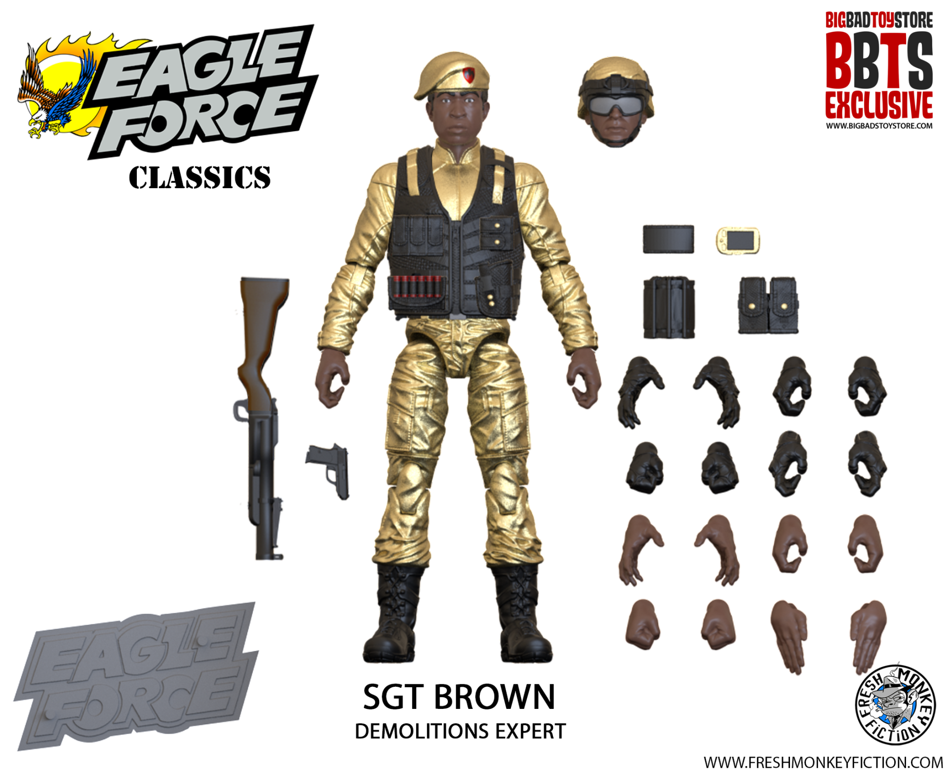 EAGLE FORCE 40th Anniversary action figures from Fresh Monkey Fiction ...