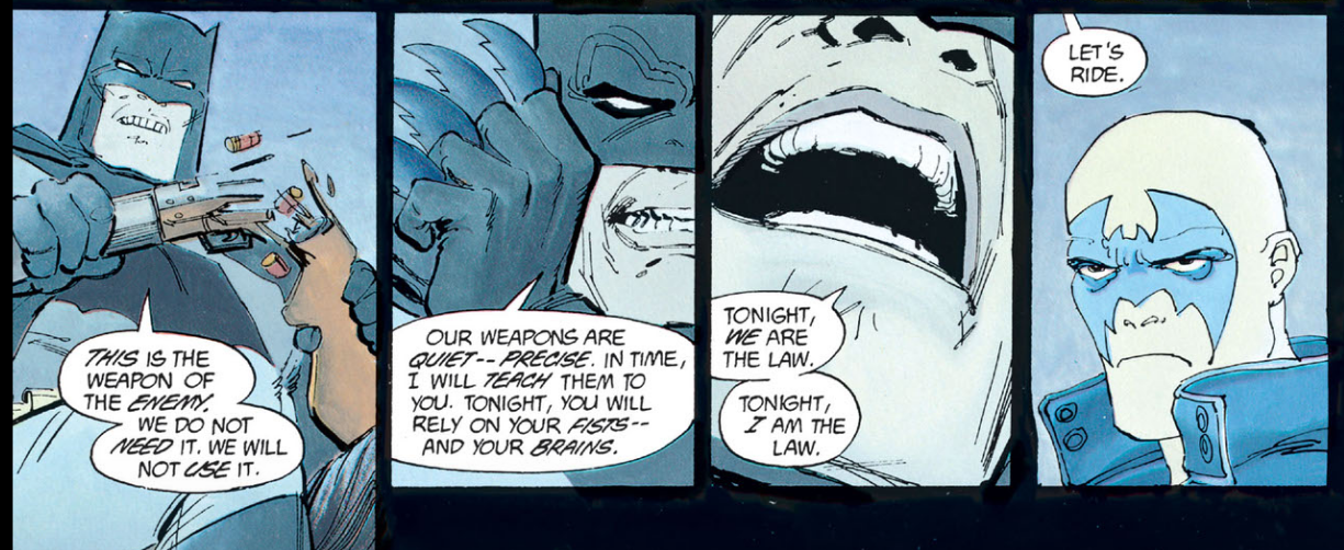 SILBER LININGS: Batman using guns misses the point of Batman