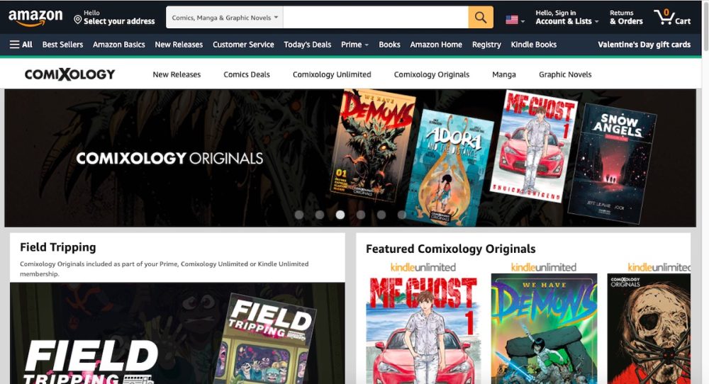 The Amazon "comics shopping experience" is a major step back for ...