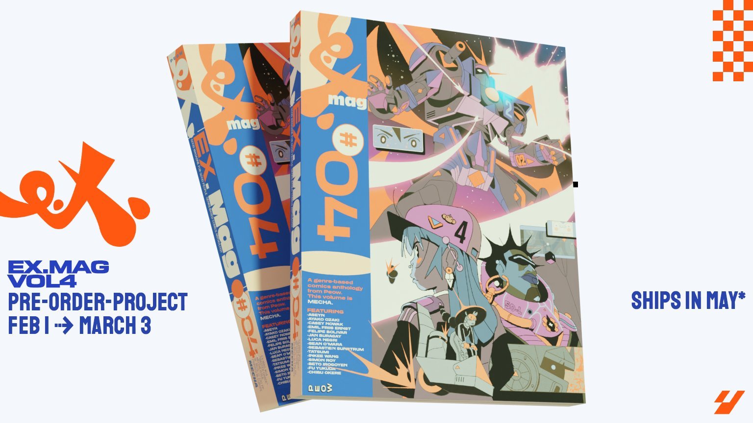 Peow Studio announces EX.MAG Volume 4, "Mecha", for preorder now