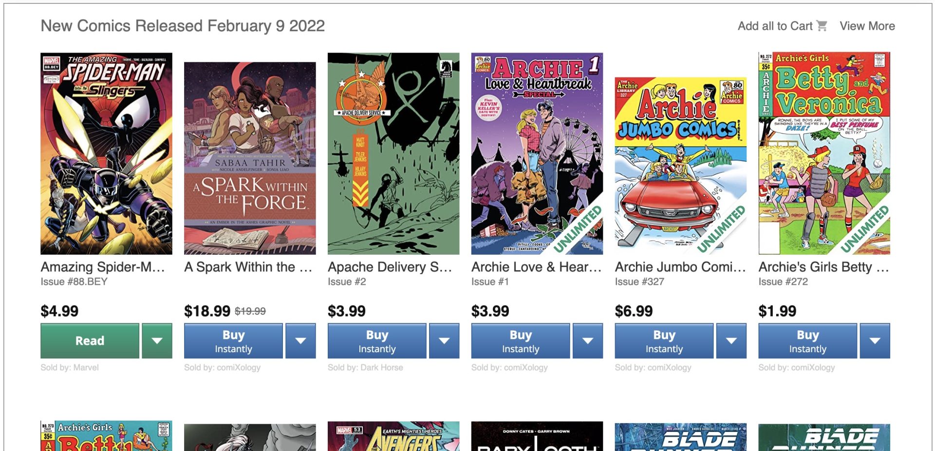 The Amazon "comics shopping experience" is a major step back for ...