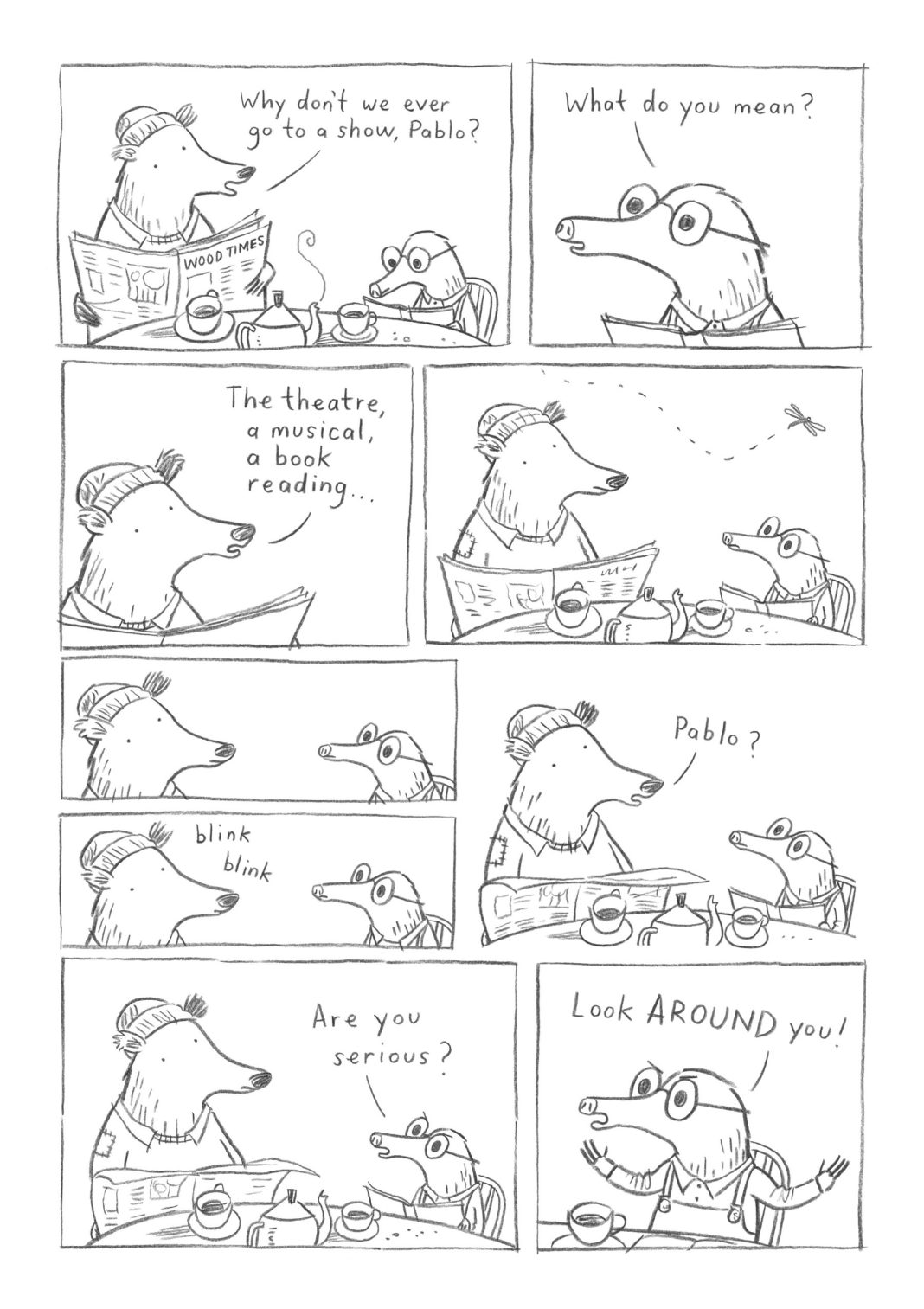 EXCLUSIVE: INTO THE BEWILDERNESS, cartoonist Gus Gordon's debut graphic ...