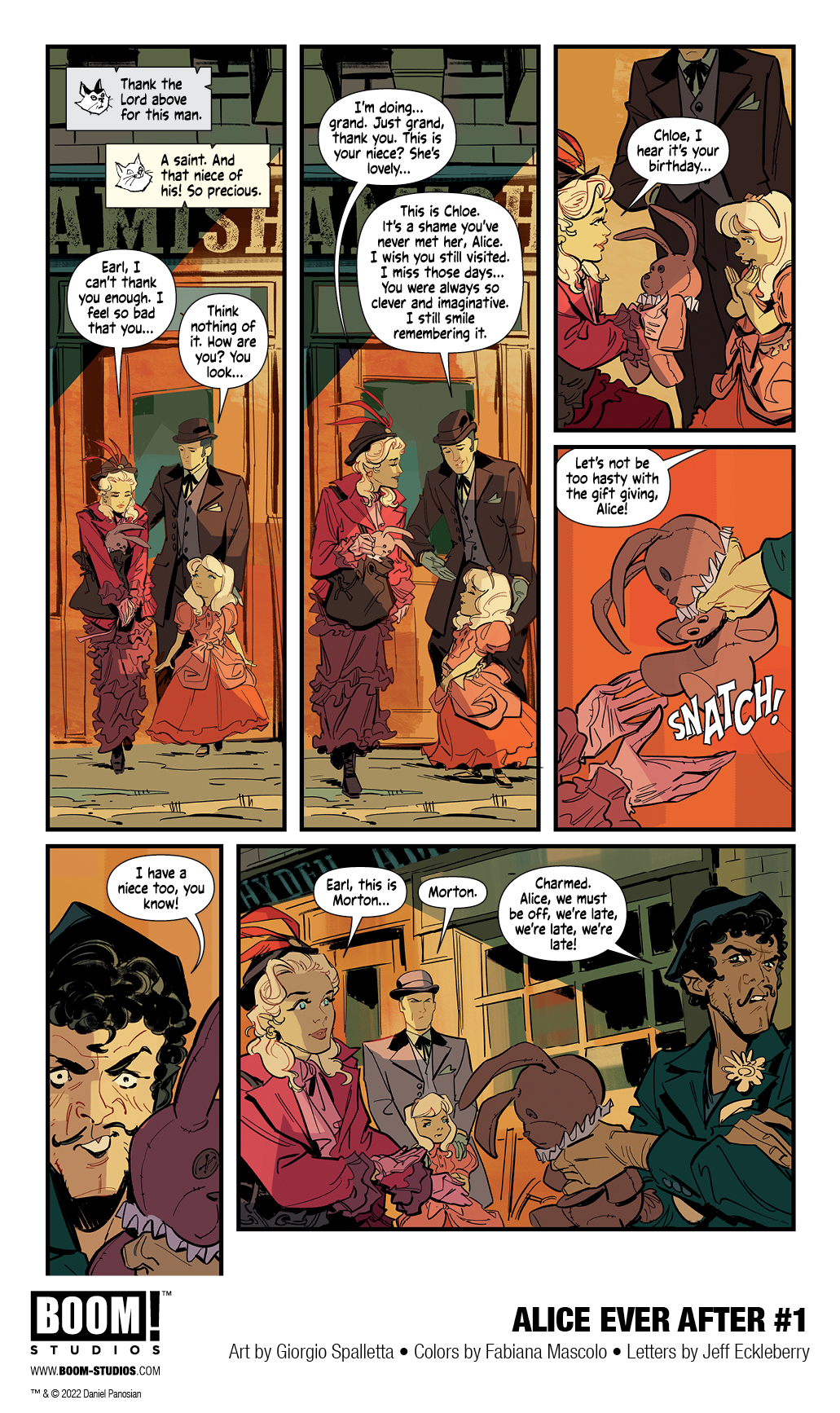 PREVIEW: Return to Wonderland in Panosian & Spalletta's ALICE EVER AFTER #1