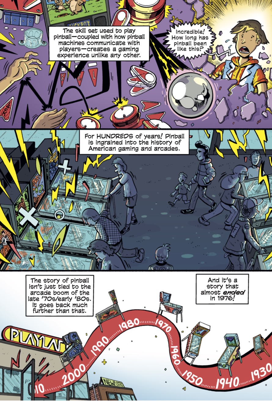 Exclusive: Read an excerpt from PINBALL: A GRAPHIC HISTORY OF THE ...