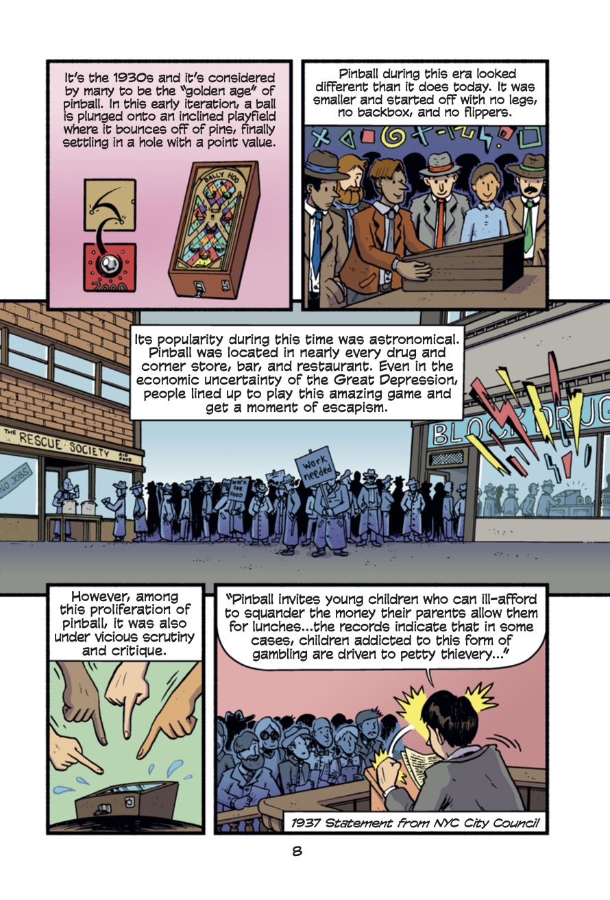 Exclusive: Read an excerpt from PINBALL: A GRAPHIC HISTORY OF THE ...