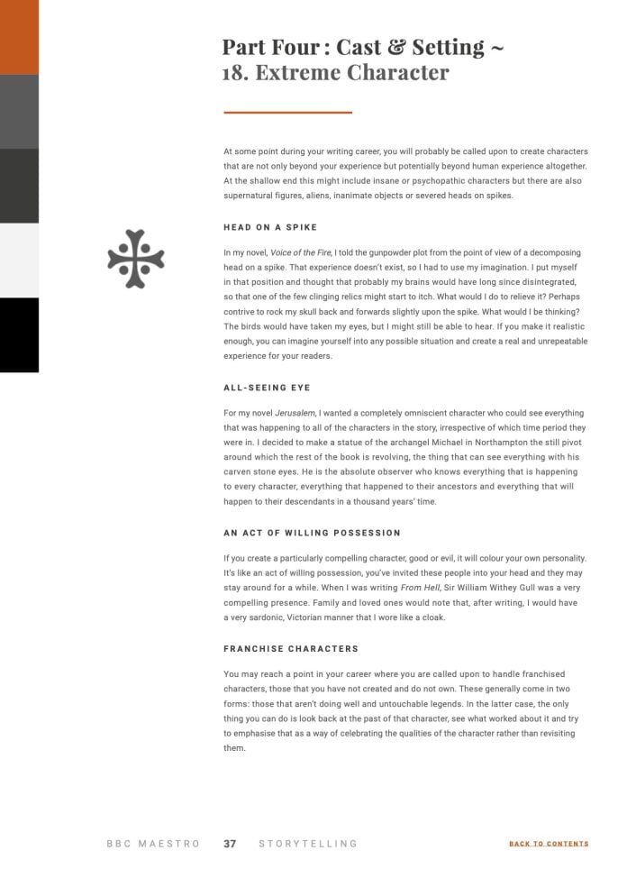 Exclusive: Read course notes from an Alan Moore-led Storytelling class