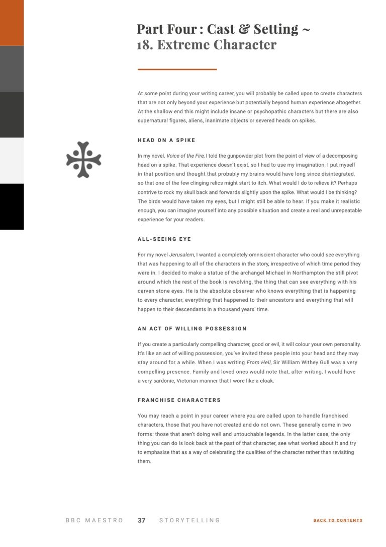 Exclusive: Read course notes from an Alan Moore-led Storytelling class