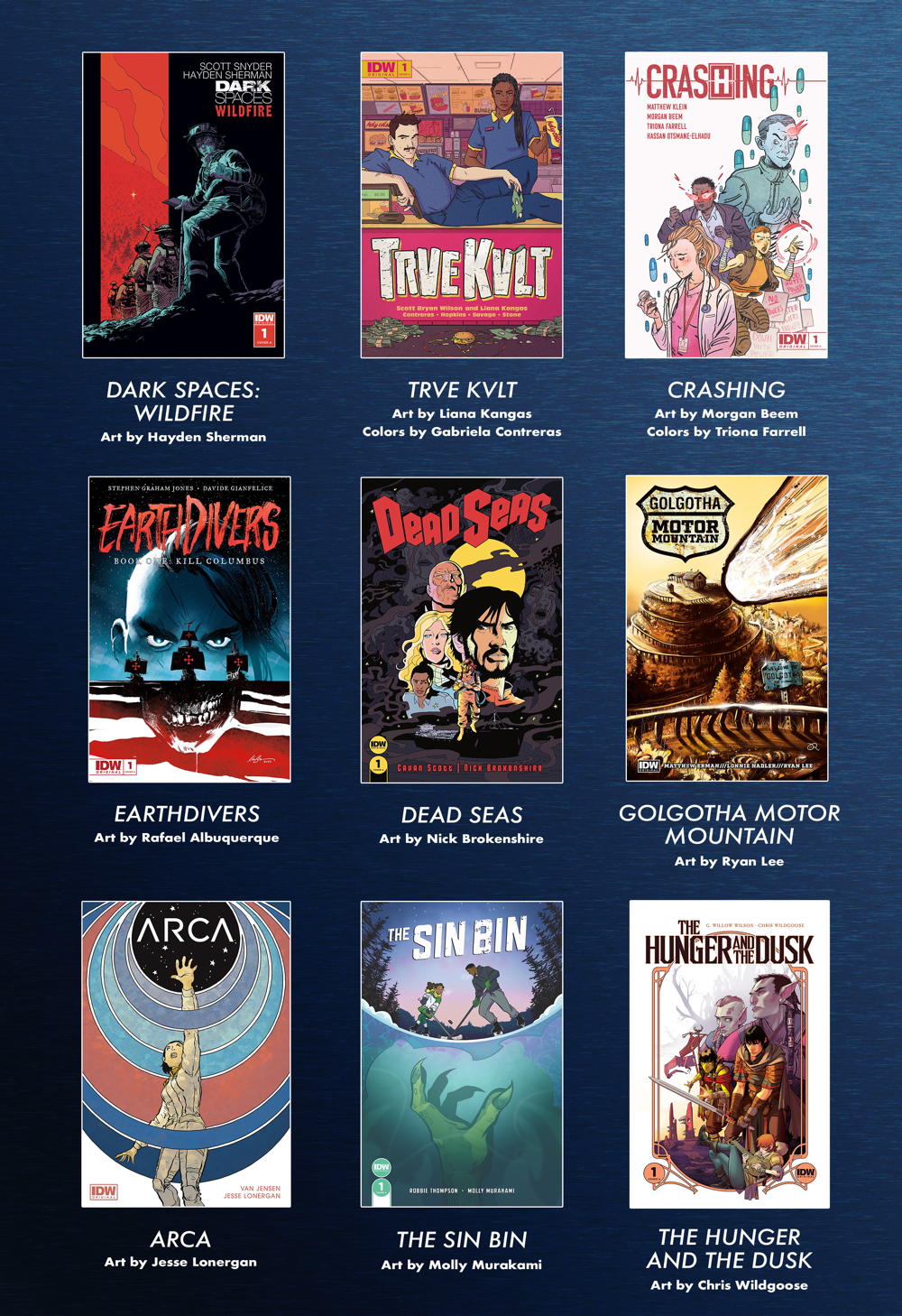 IDW Originals launches with nine new series from Snyder, Wilson, more
