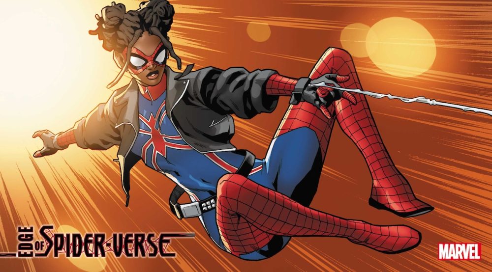 Meet the new Spider-UK in EDGE OF SPIDER-VERSE #2