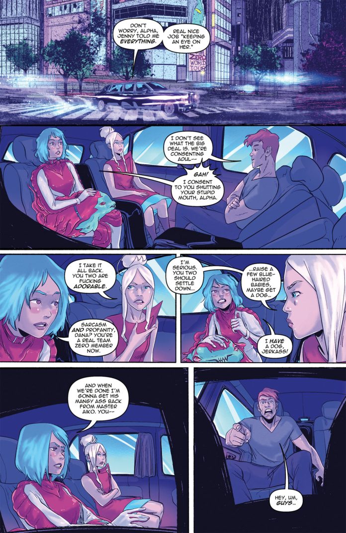 PREVIEW: The new Mega Commander Zero takes flight in JENNY ZERO II #4