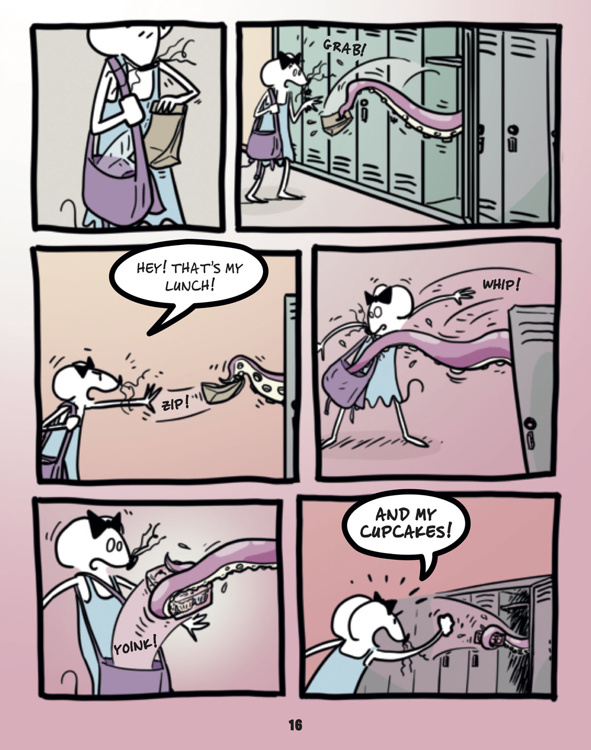 PREVIEW: It's girl vs. locker in THE BIG ADVENTURES OF BABYMOUSE Book 1